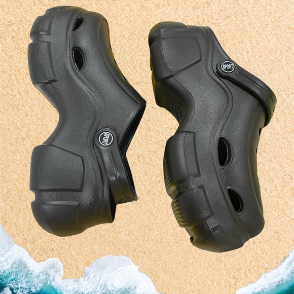 Shoes | Super Cool Chunky Croclike Clogs | Poshmark